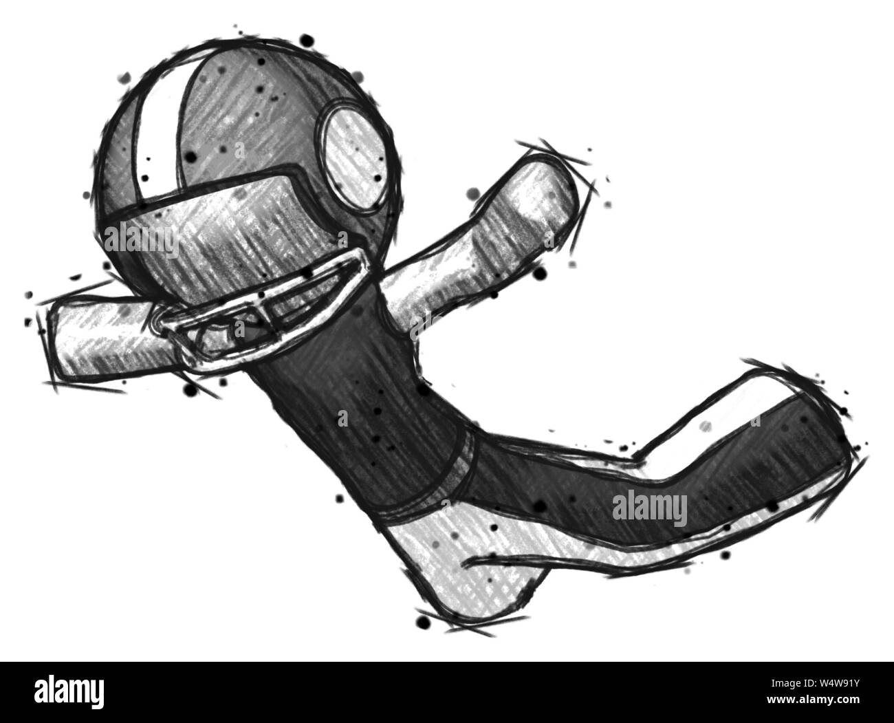 Football sports injury Black and White Stock Photos & Images - Alamy