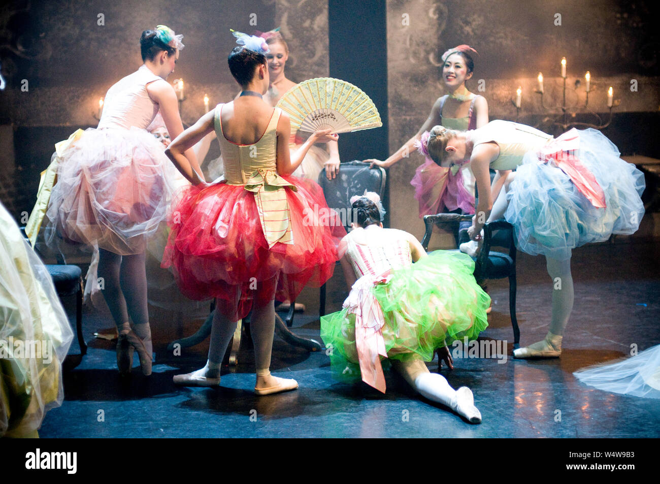 Ballet Dancer Backstage Stock Photo - Alamy