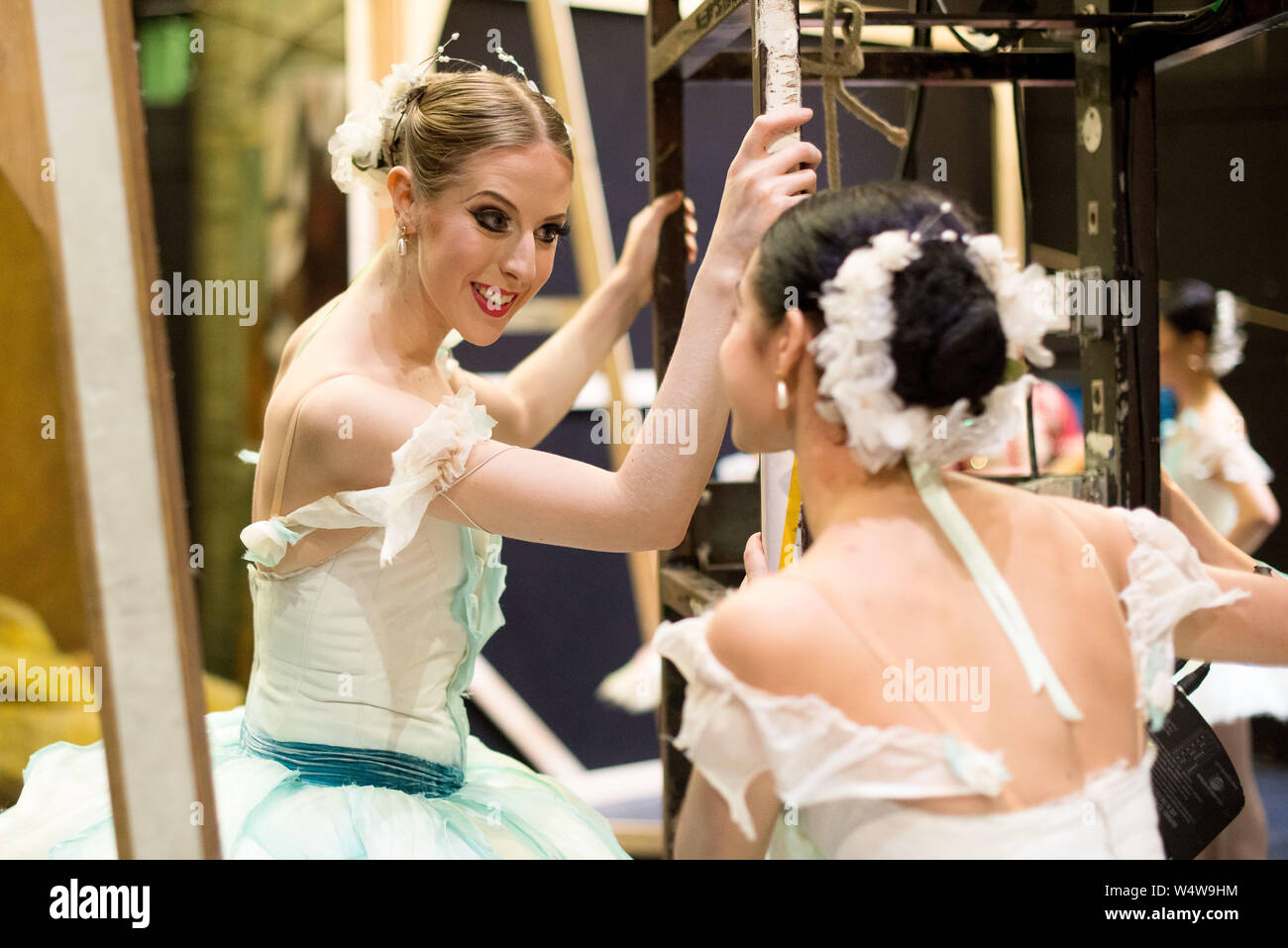 Ballet Dancer Backstage Stock Photo - Alamy