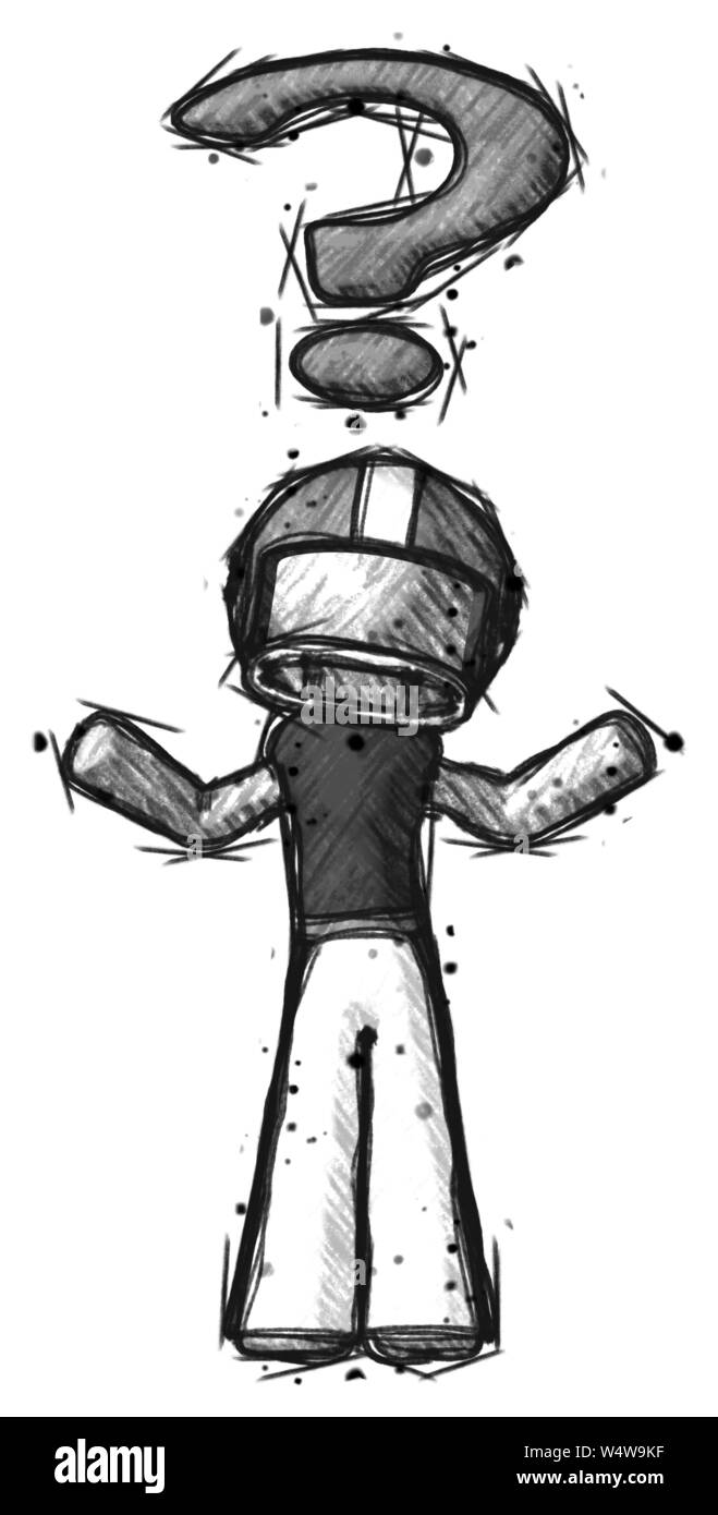 Confused football Black and White Stock Photos & Images - Alamy