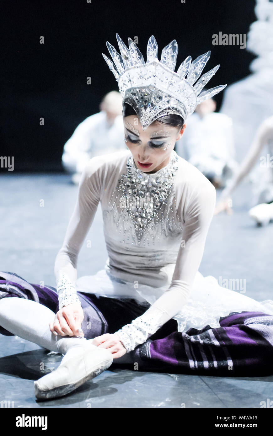 Snow Queen Ballet Dancer Stock Photo - Alamy