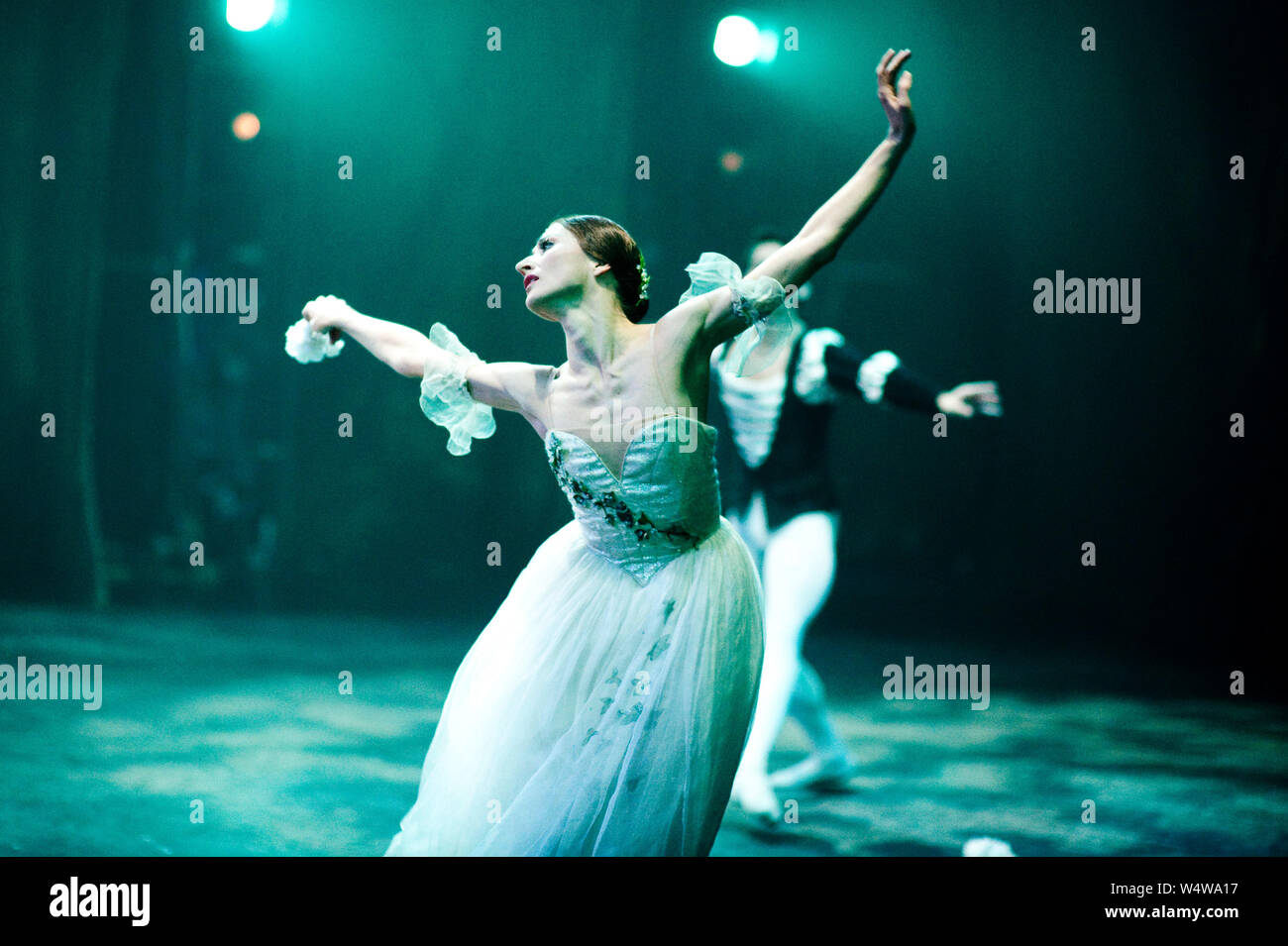 Giselle ballet from the wings Stock Photo - Alamy