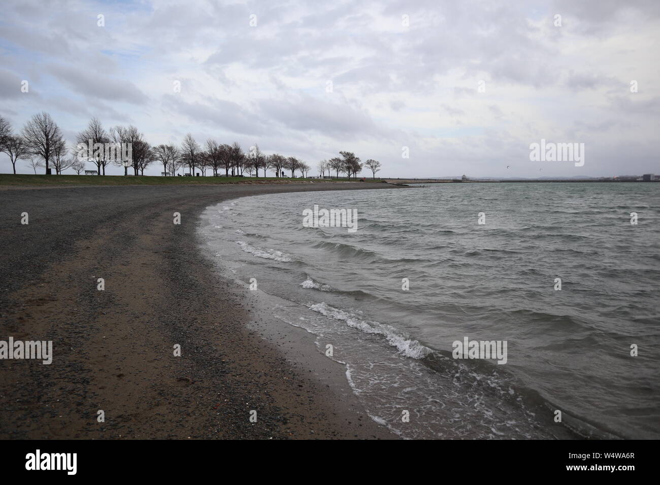 Boston Beach Landscape Stock Photo - Alamy