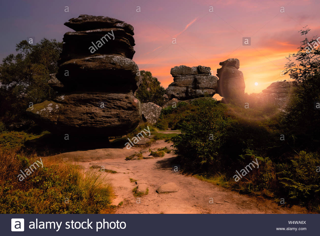 Brimham Rocks Nidderdale High Resolution Stock Photography and Images ...