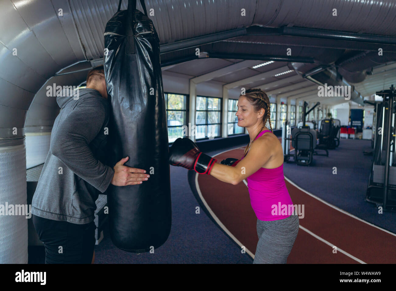 Male boxing trainer hi-res stock photography and images - Alamy