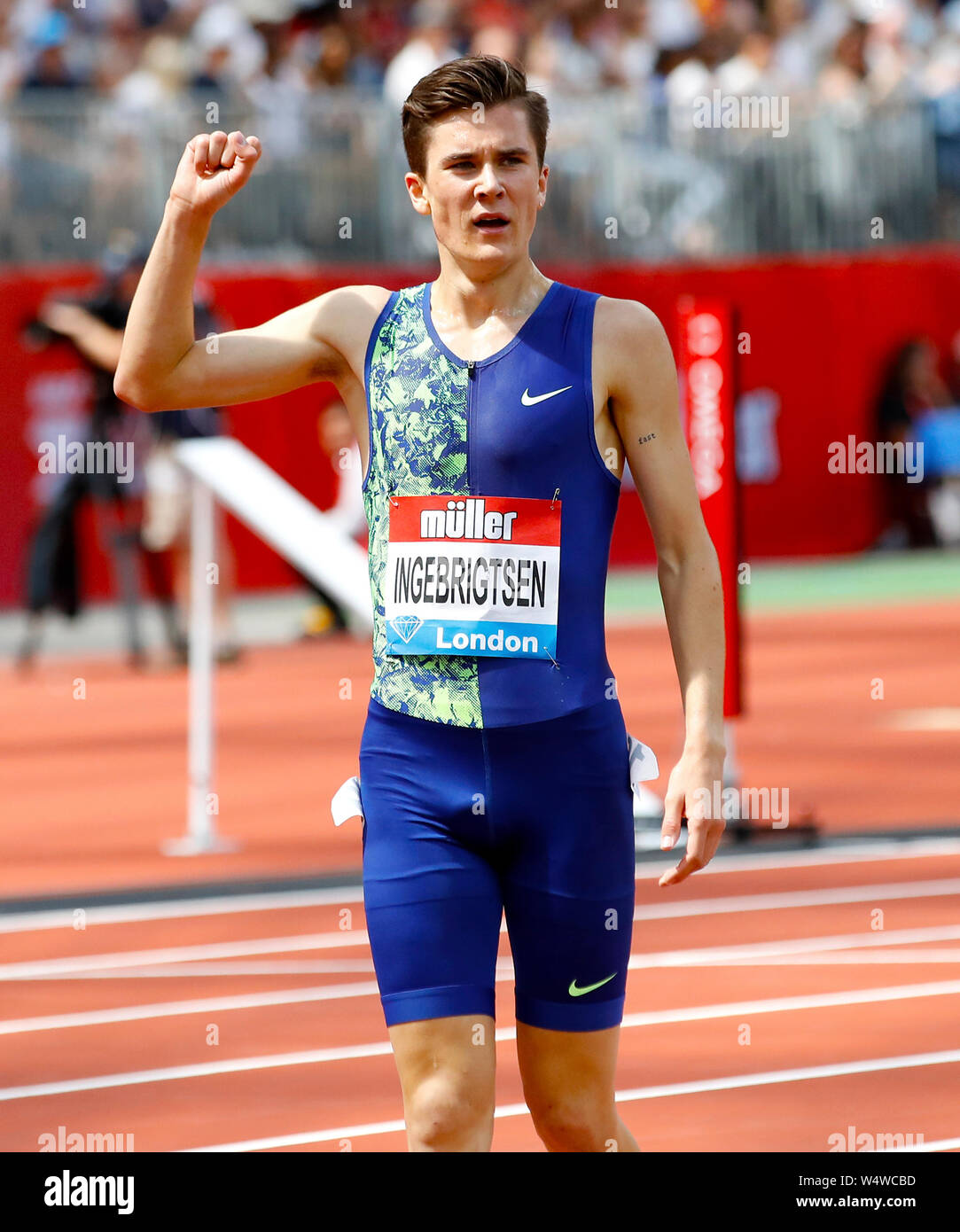 Norway's Jakob Ingebrigsten competes in the Men's 5000m Stock Photo - Alamy