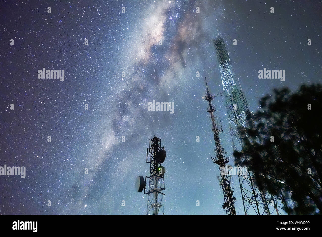 Mount Bromo night sky filled with millions of stars a magical ...