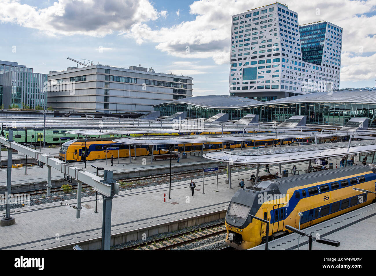 UTRECHT - 02-07-2019, Utrecht central station, centraal station Utrecht ...