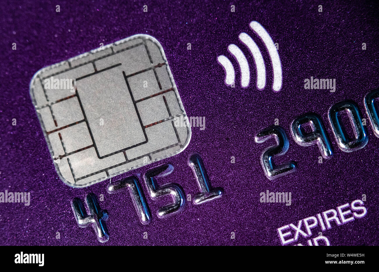 Credit Card chip close-up Stock Photo - Alamy