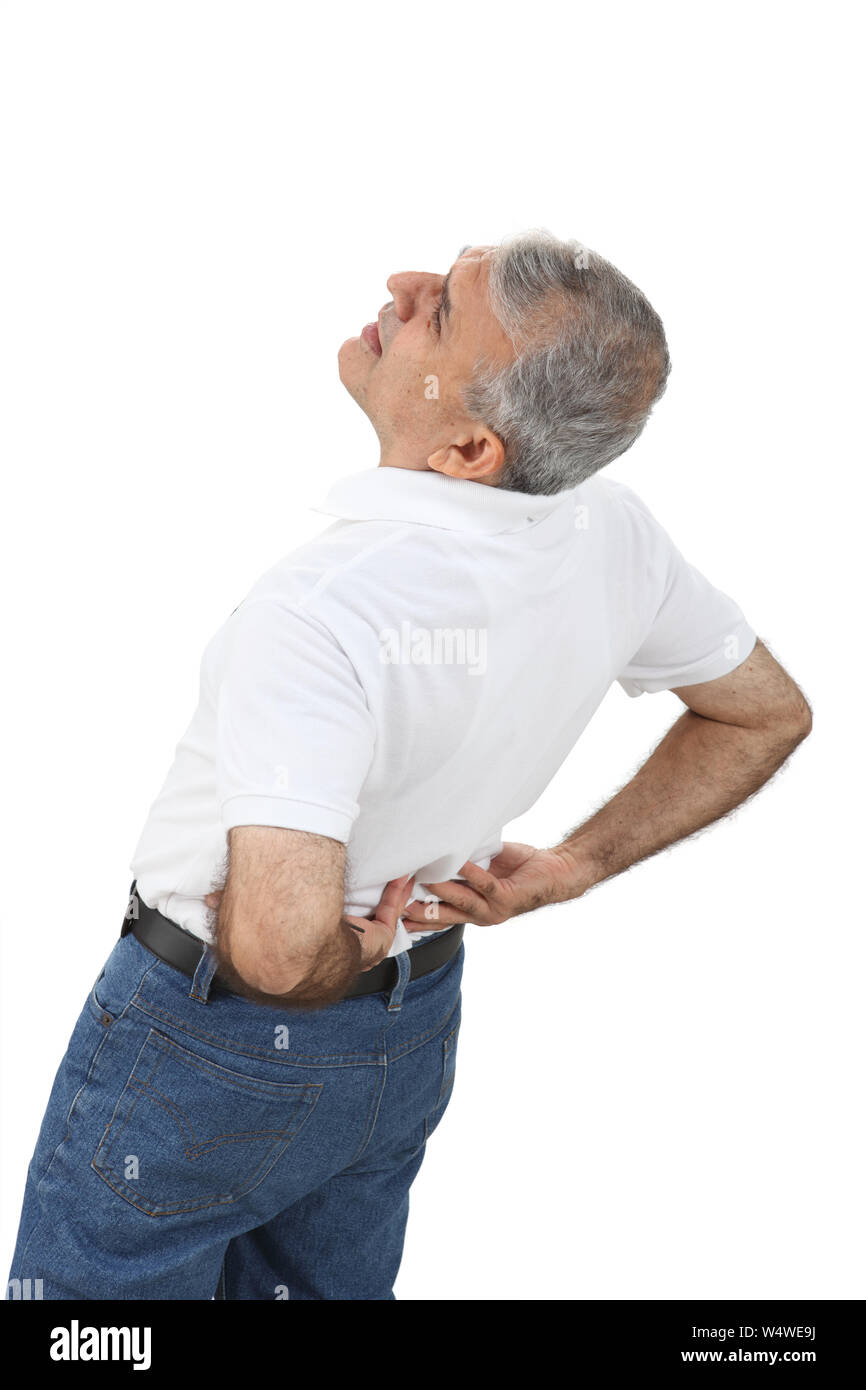 Man In Back Pain