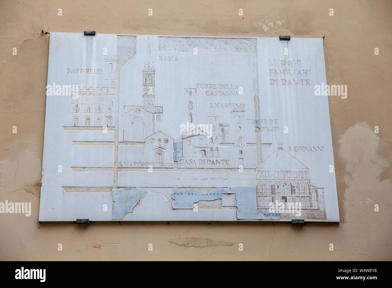 Dante map hi-res stock photography and images - Alamy