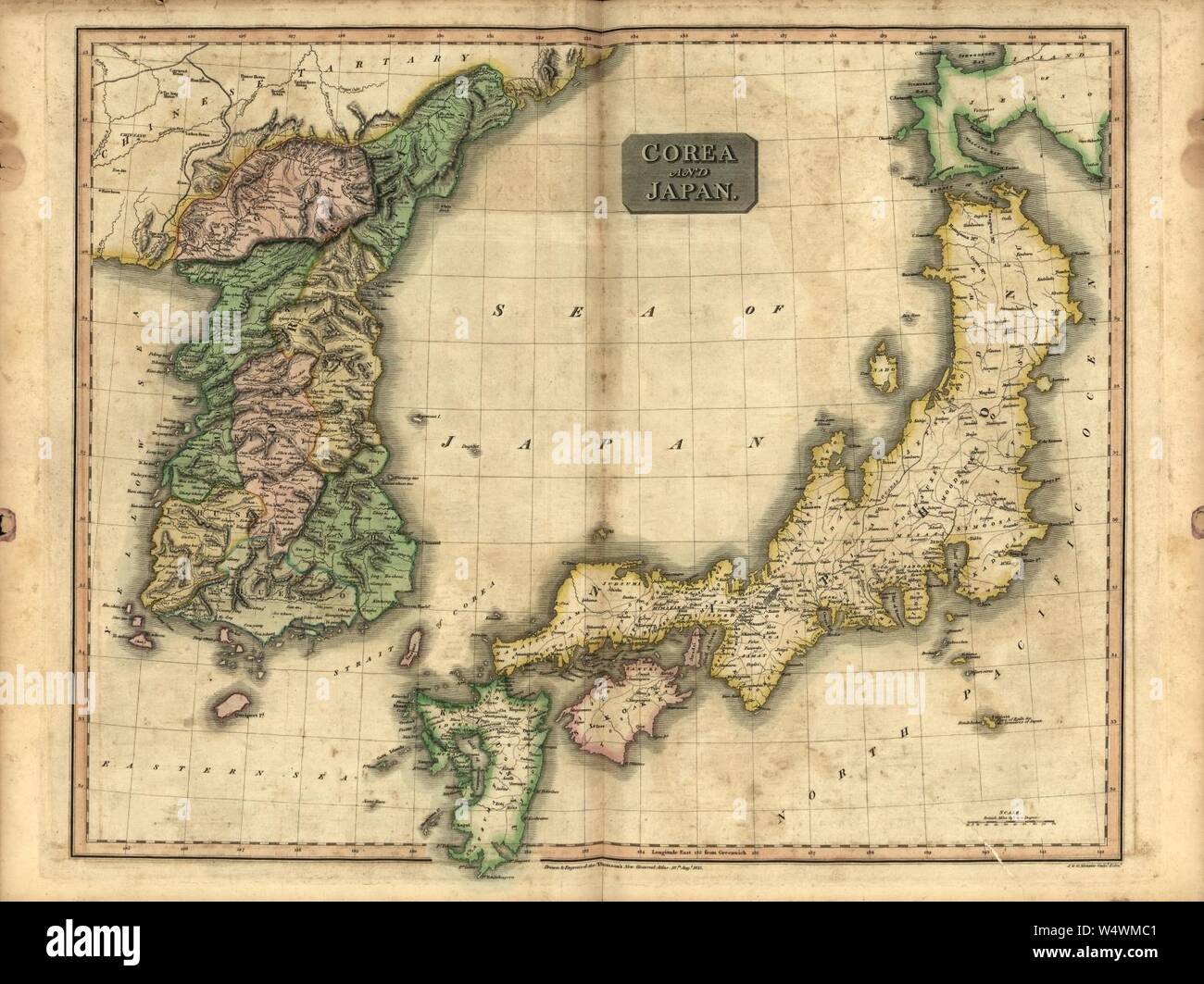 Corea (sic) and Japan Stock Photo - Alamy