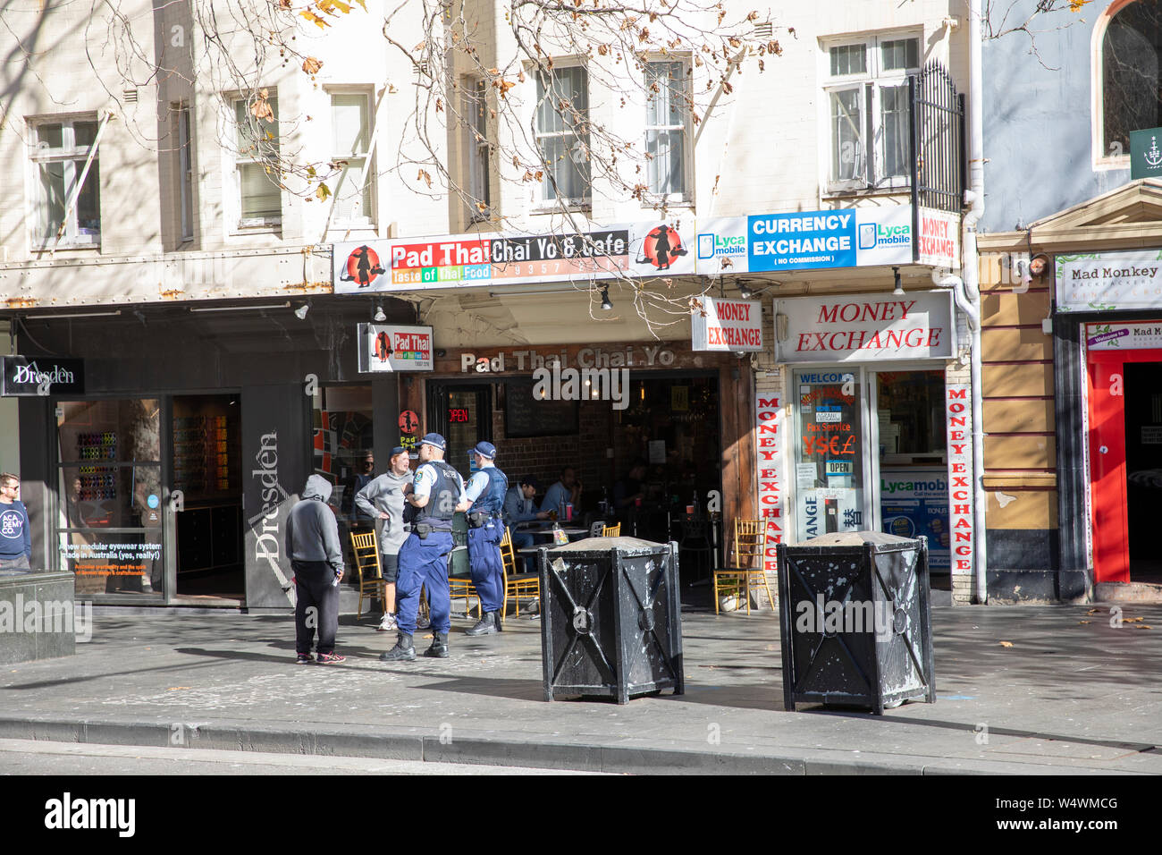 Kings Cross, inner city suburb of Sydney in Australia, street scene and ...