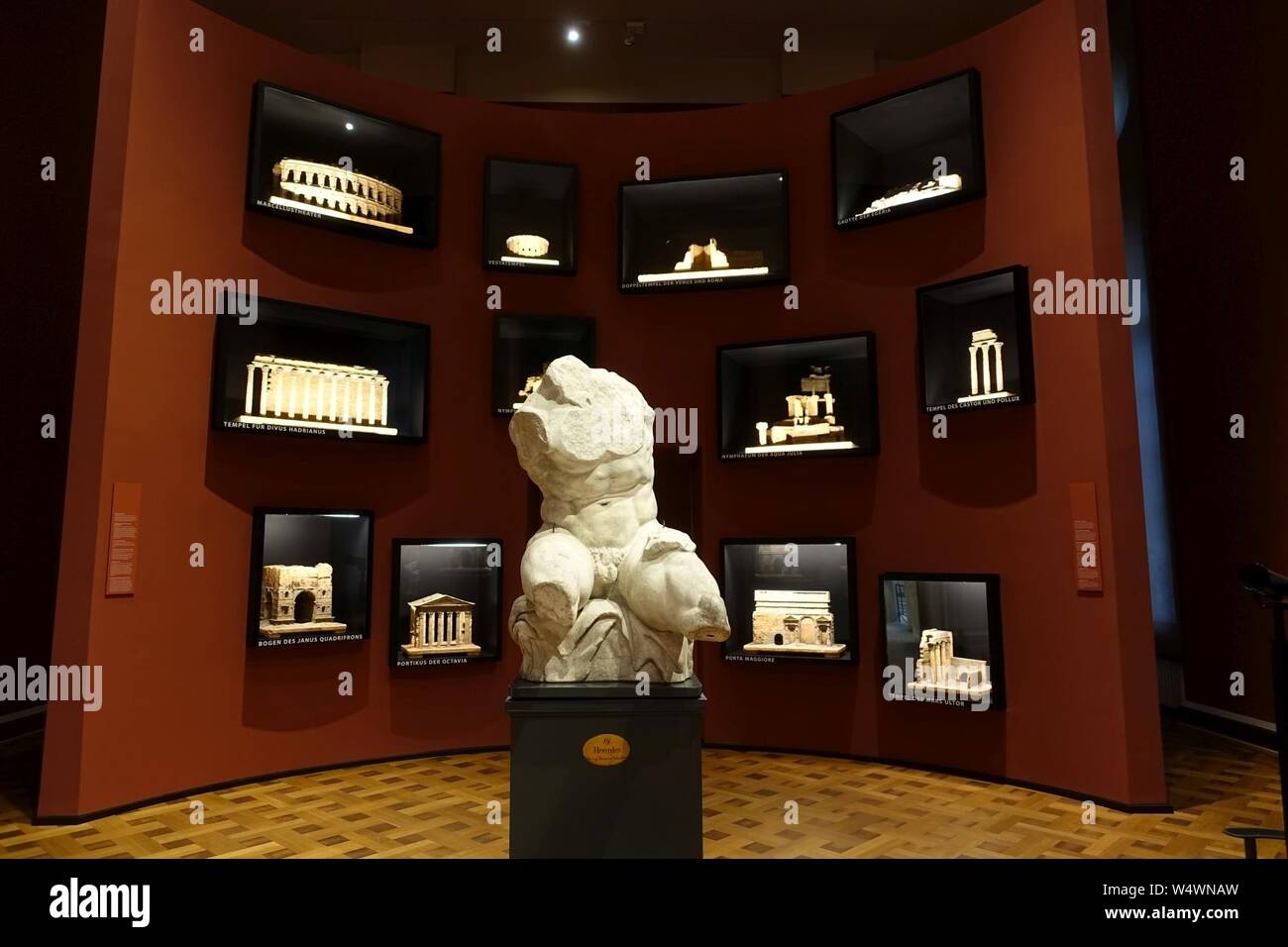 Cork models by Augusto Rosa (1738-1784), Rome Stock Photo - Alamy