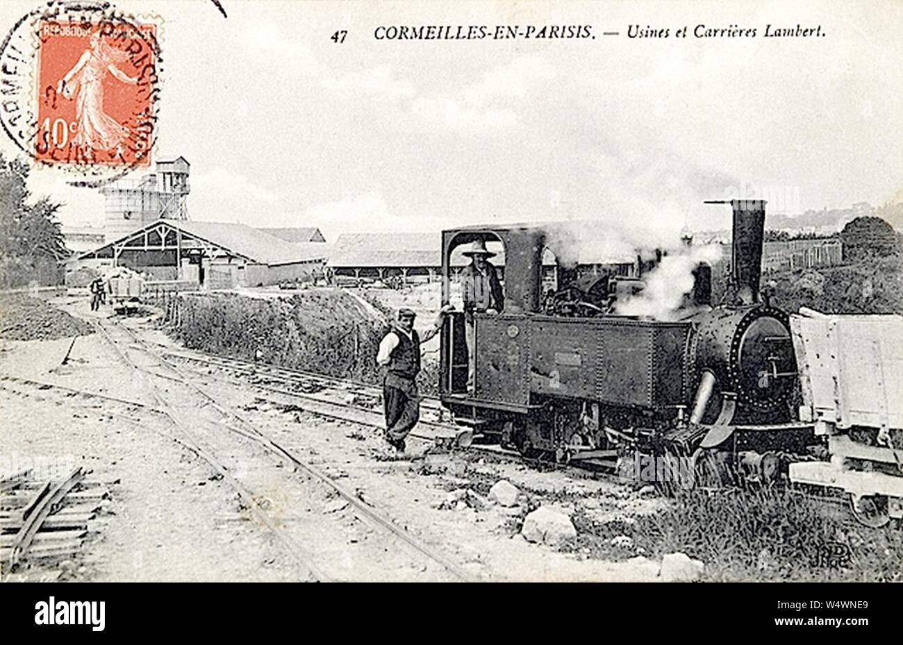 Cormeilles-en-Parisis - Usines et Carrières Lambert Stock Photo - Alamy