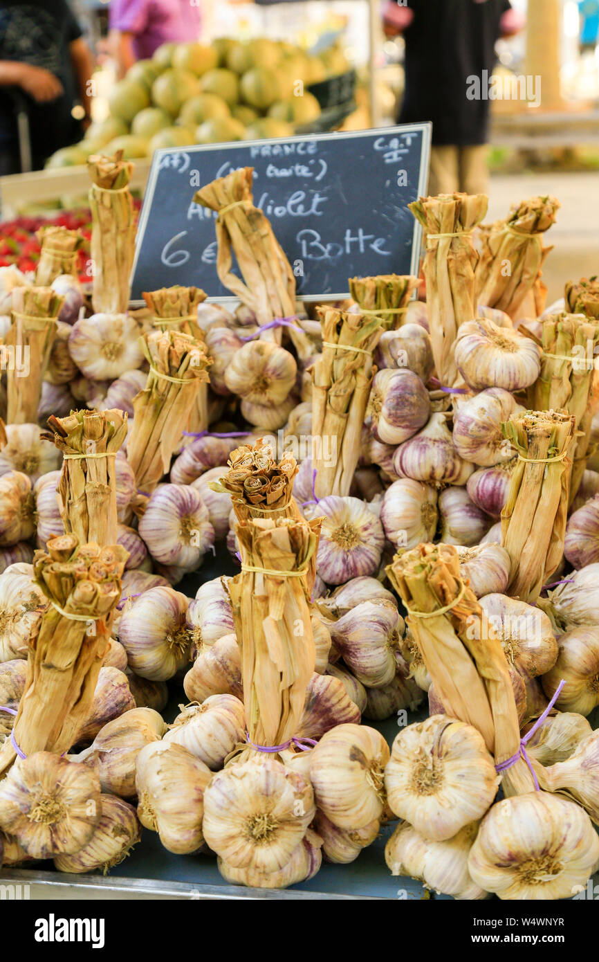 Typical traditional french street market stall stalls hi-res stock ...