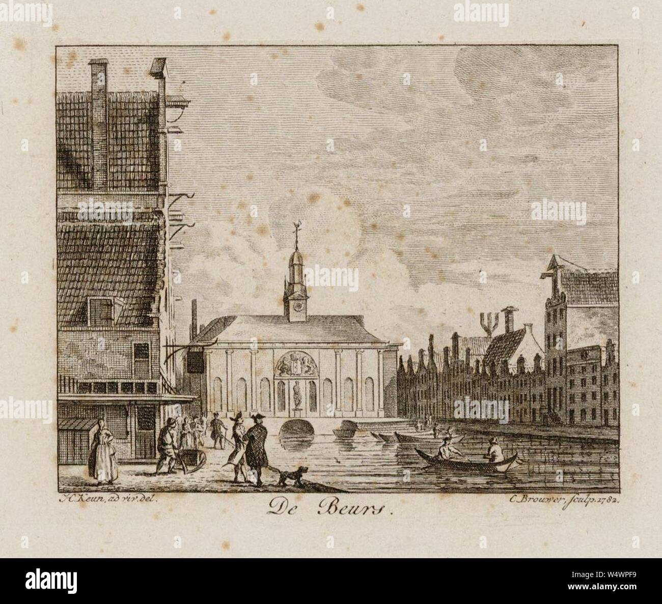 Cornelis Brouwer (etser, graveur), Afb 010097002914 Stock Photo - Alamy