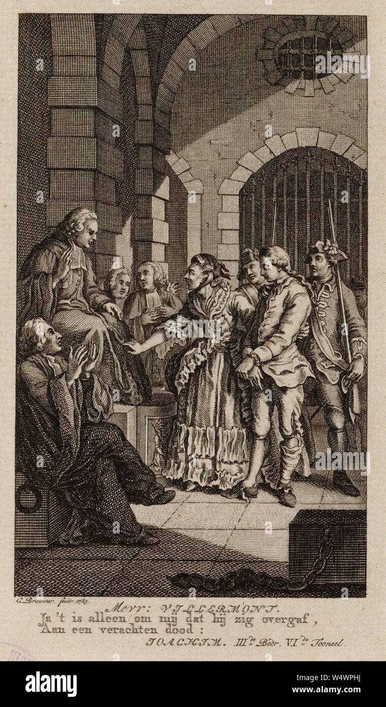 Cornelis Brouwer (etser, graveur), Afb 010097004569 Stock Photo - Alamy