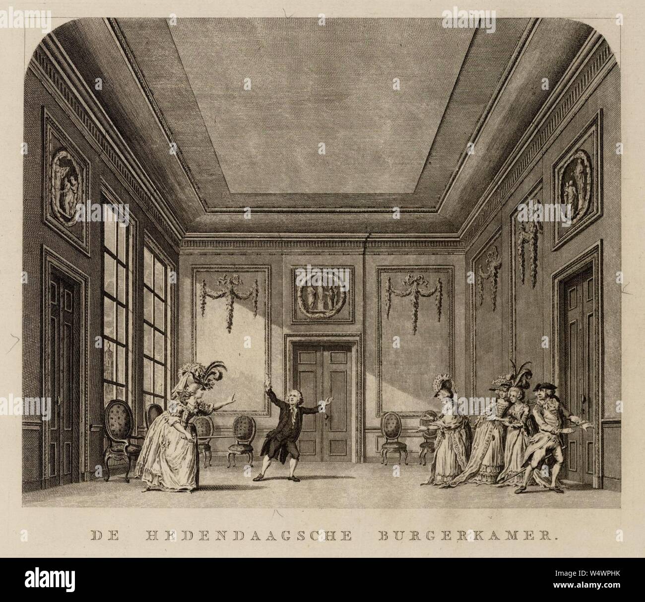 Cornelis Brouwer (etser, graveur), Afb 010097004551 Stock Photo - Alamy