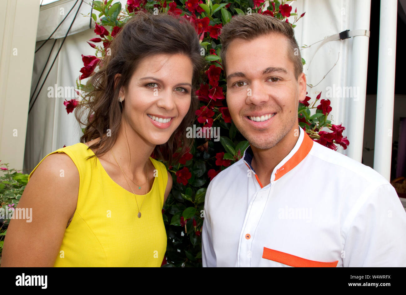 Rust, Germany - July 21, 2019: ARD / SWR TV Show: Immer wieder Sonntags with Oeschs die Dritten ...