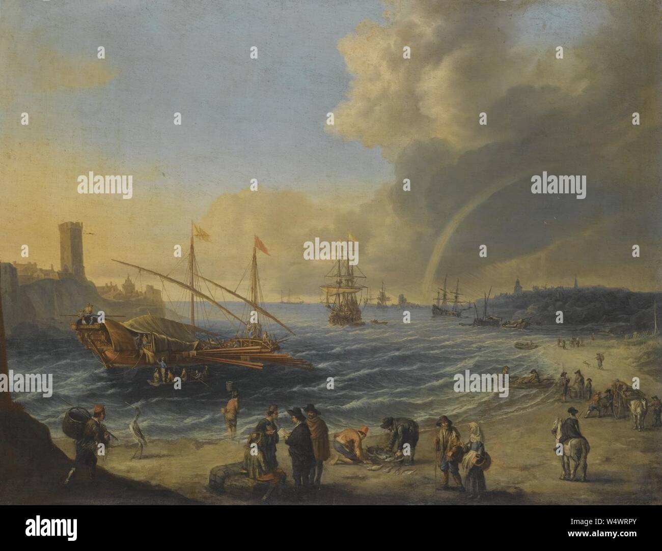 Boats and figures hi-res stock photography and images - Alamy