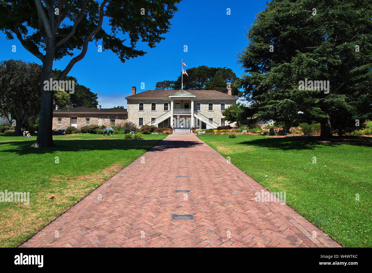 town hall in Monterey city on california Stock Photo - Alamy