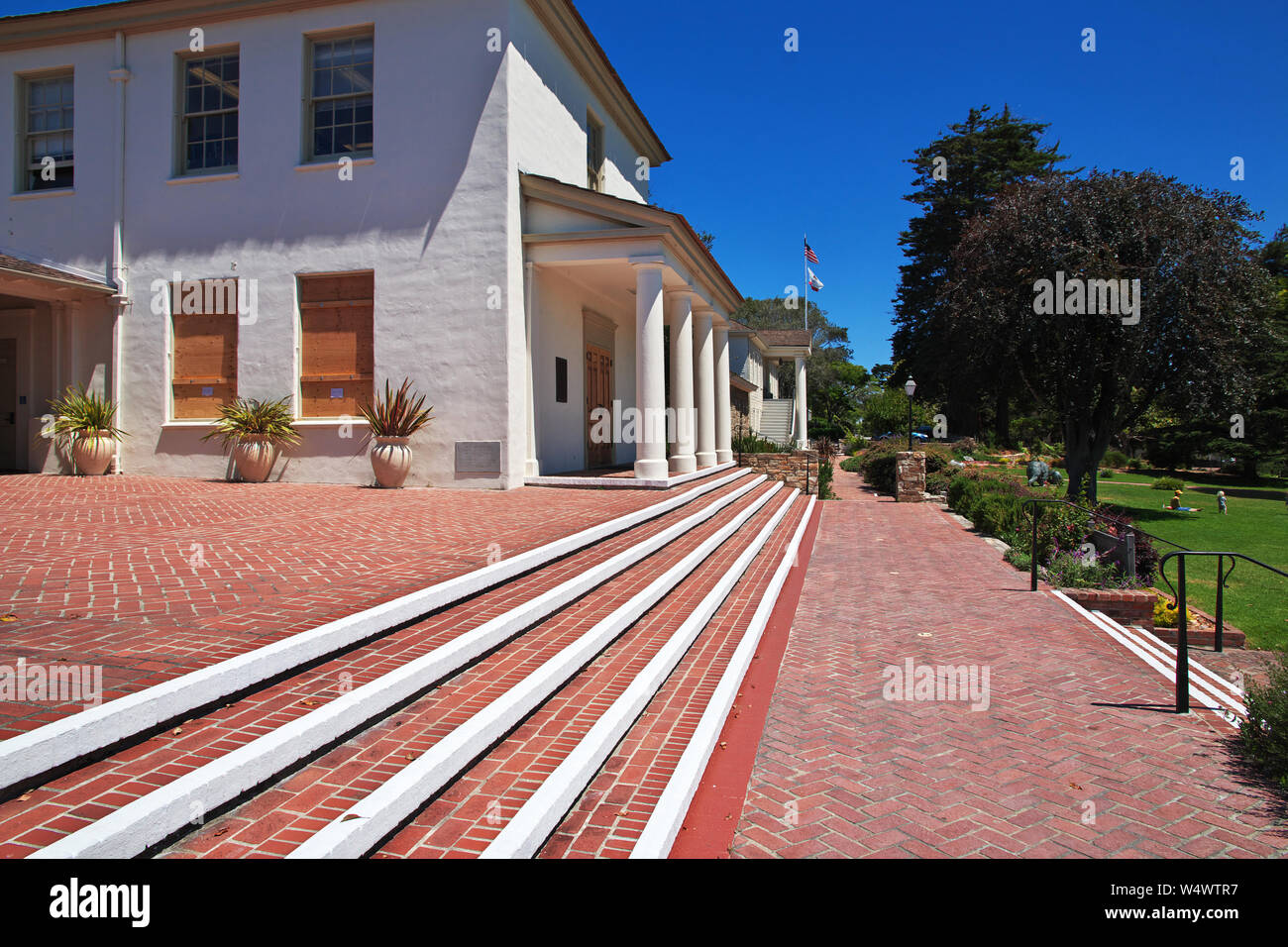 town hall in Monterey city on california Stock Photo - Alamy