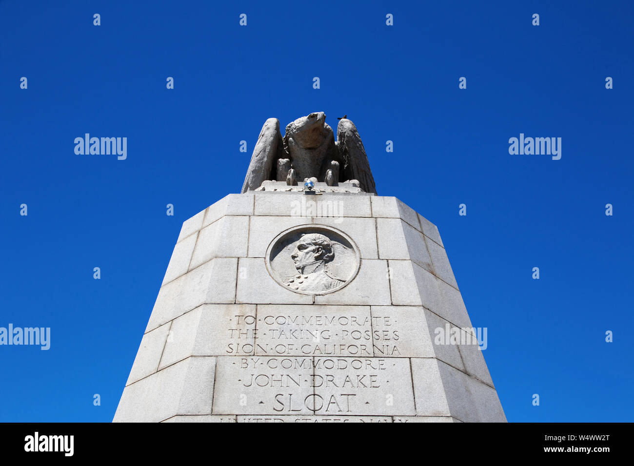 Monument in Monterey city on california Stock Photo - Alamy