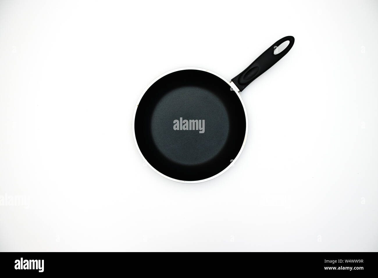 Pan for cooking on white background Stock Photo - Alamy