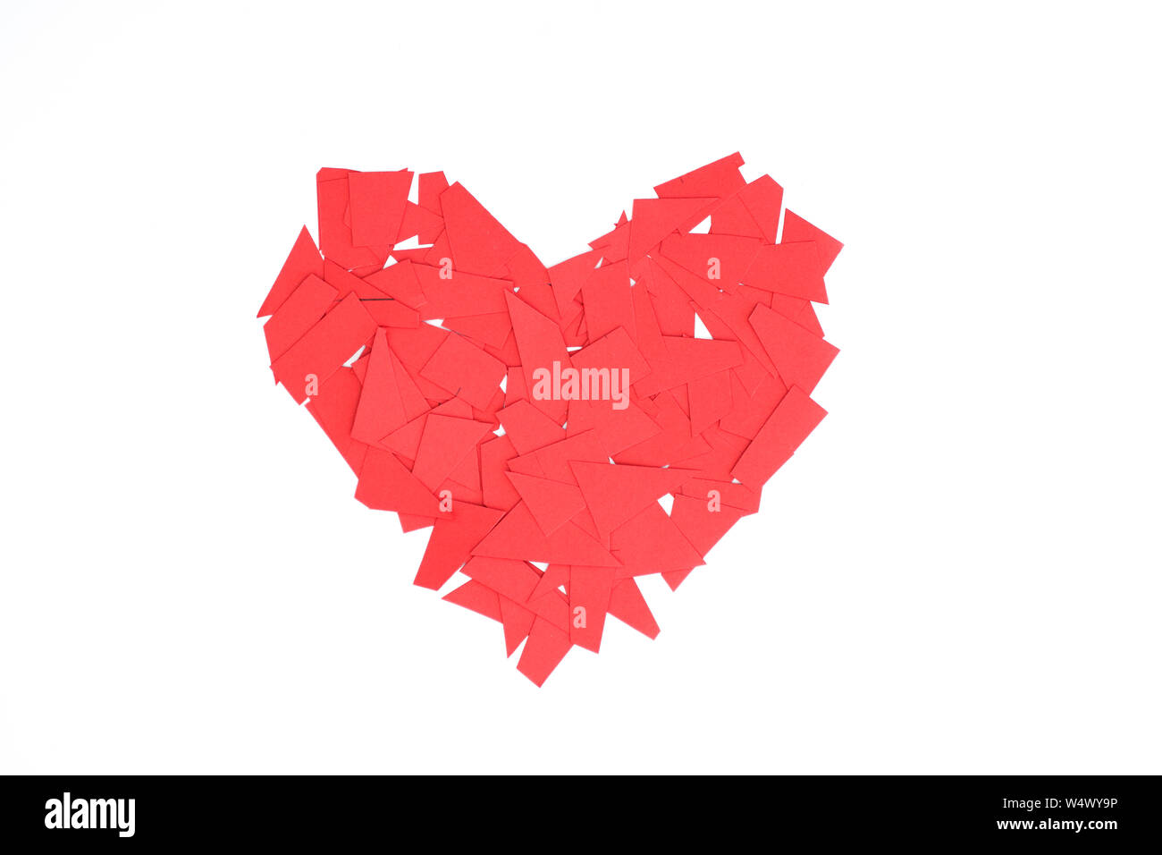 Simple red heart vector Cut Out Stock Images & Pictures - Alamy