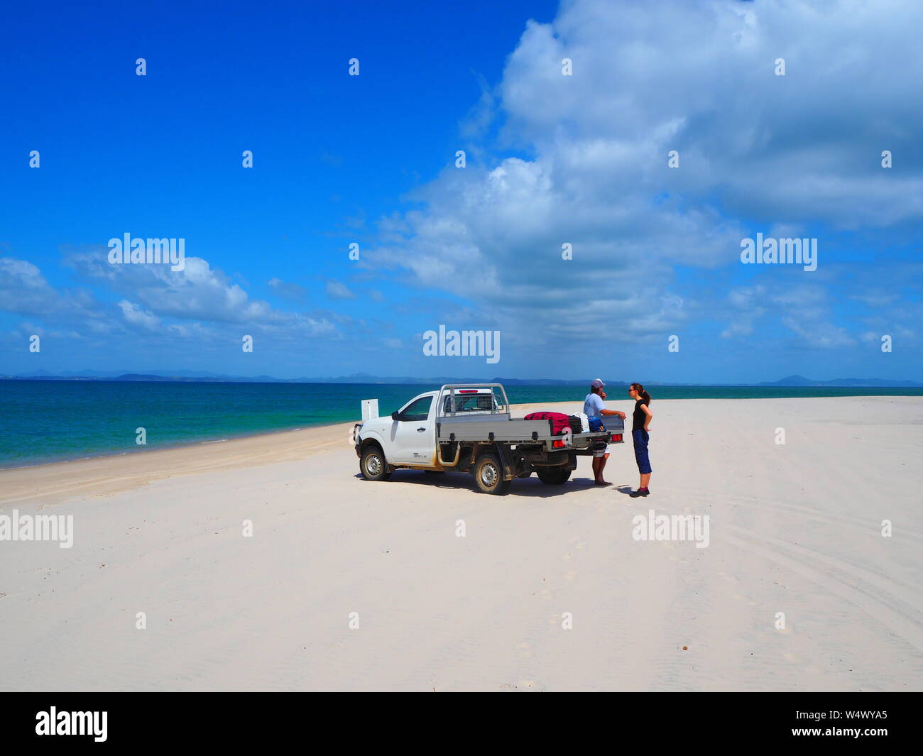 Island Hopping on the southern Great Barrier Reef Stock Photo - Alamy