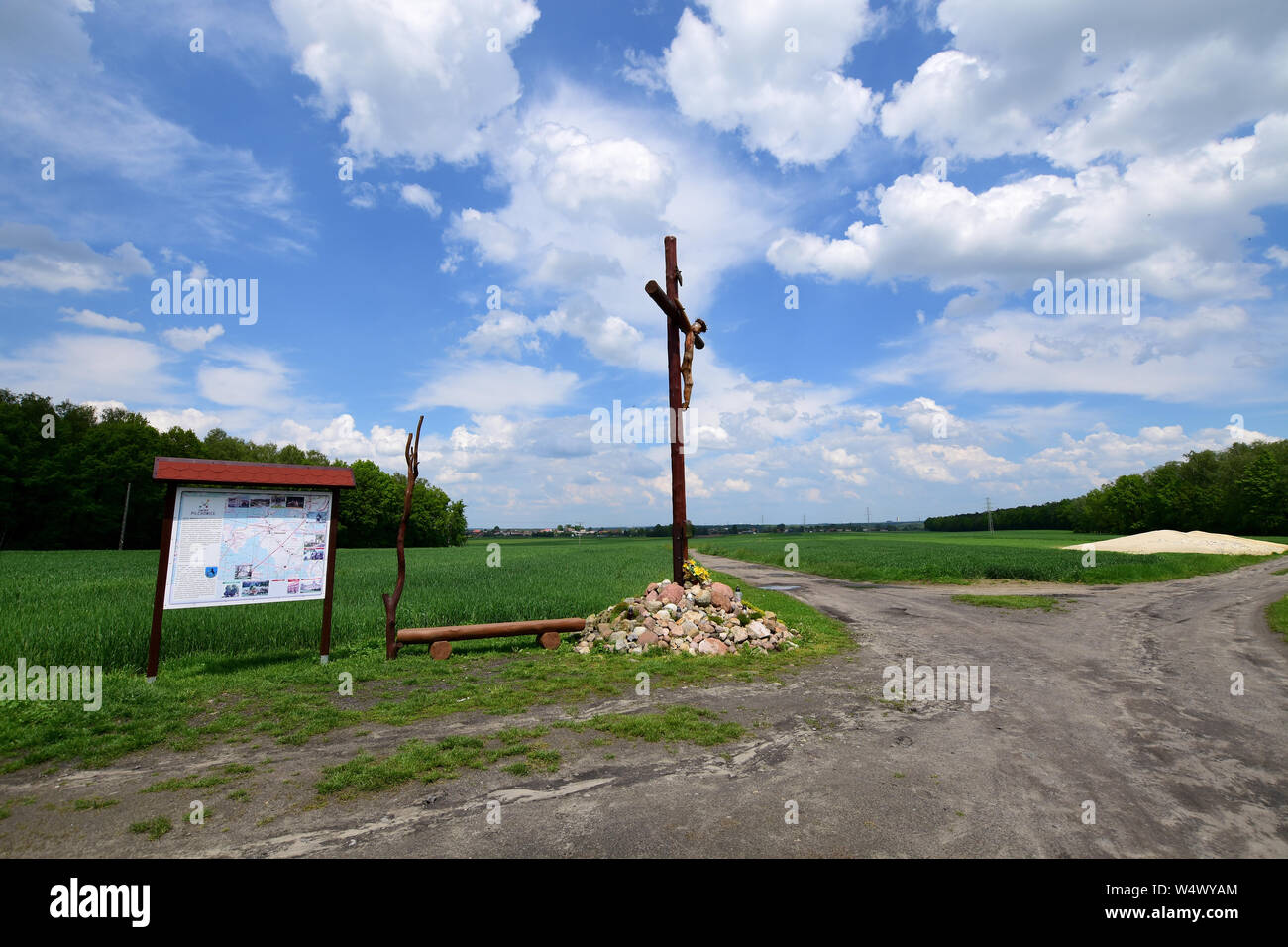 The crucifixion of jesus christ as a symbol of gods hi-res stock ...