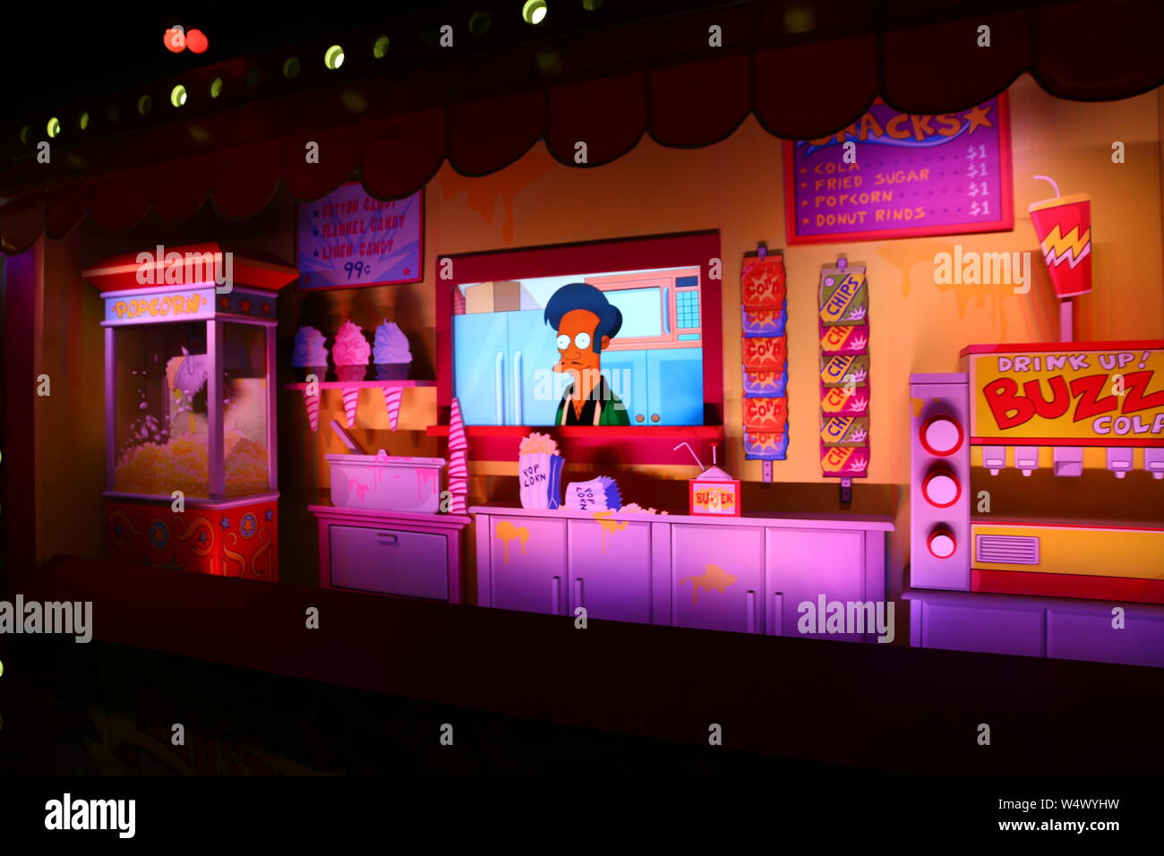 Simpsons in Universal Studio Park in Los Angeles, USA Stock Photo - Alamy