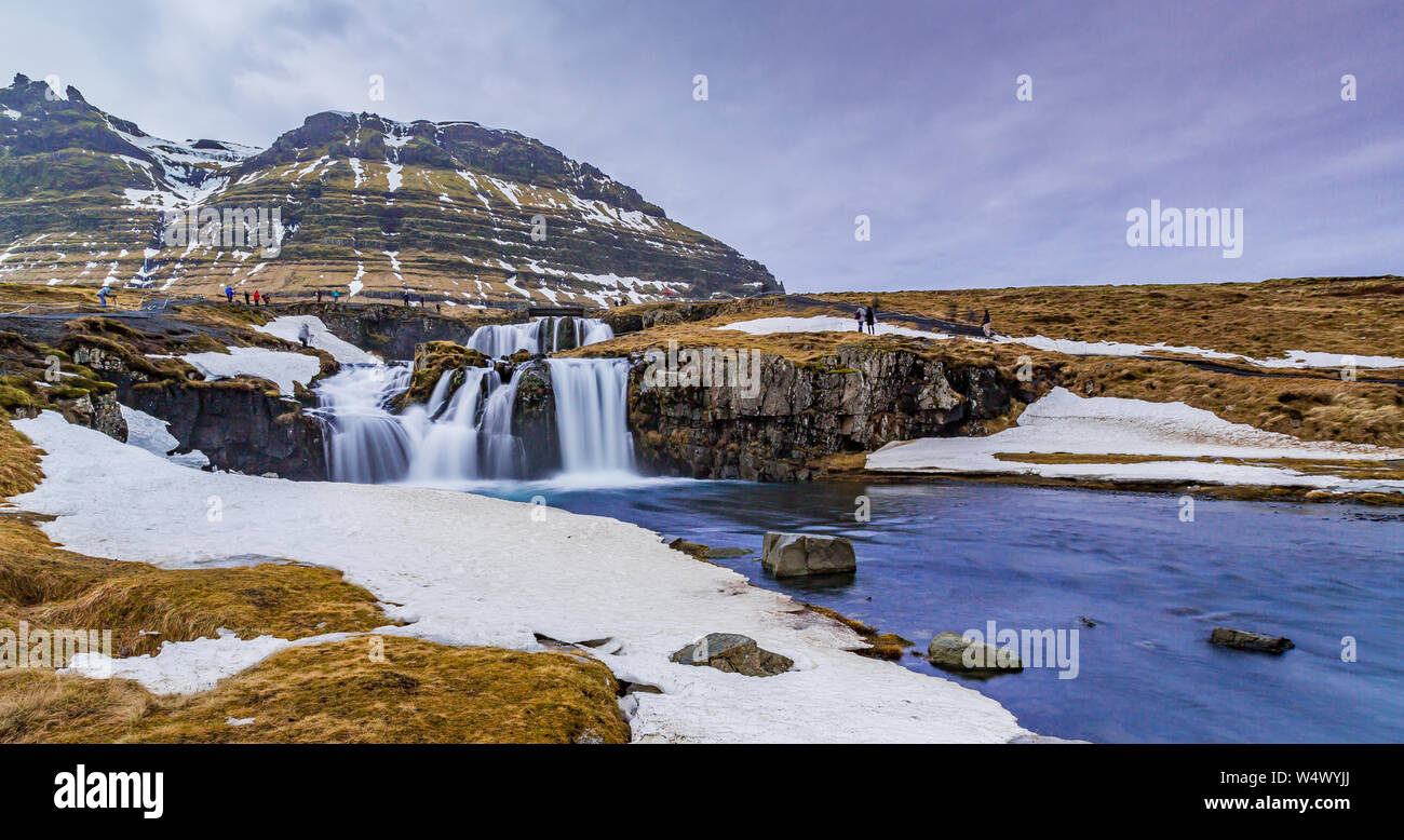Kirkjufellsfoss falls hi-res stock photography and images - Alamy