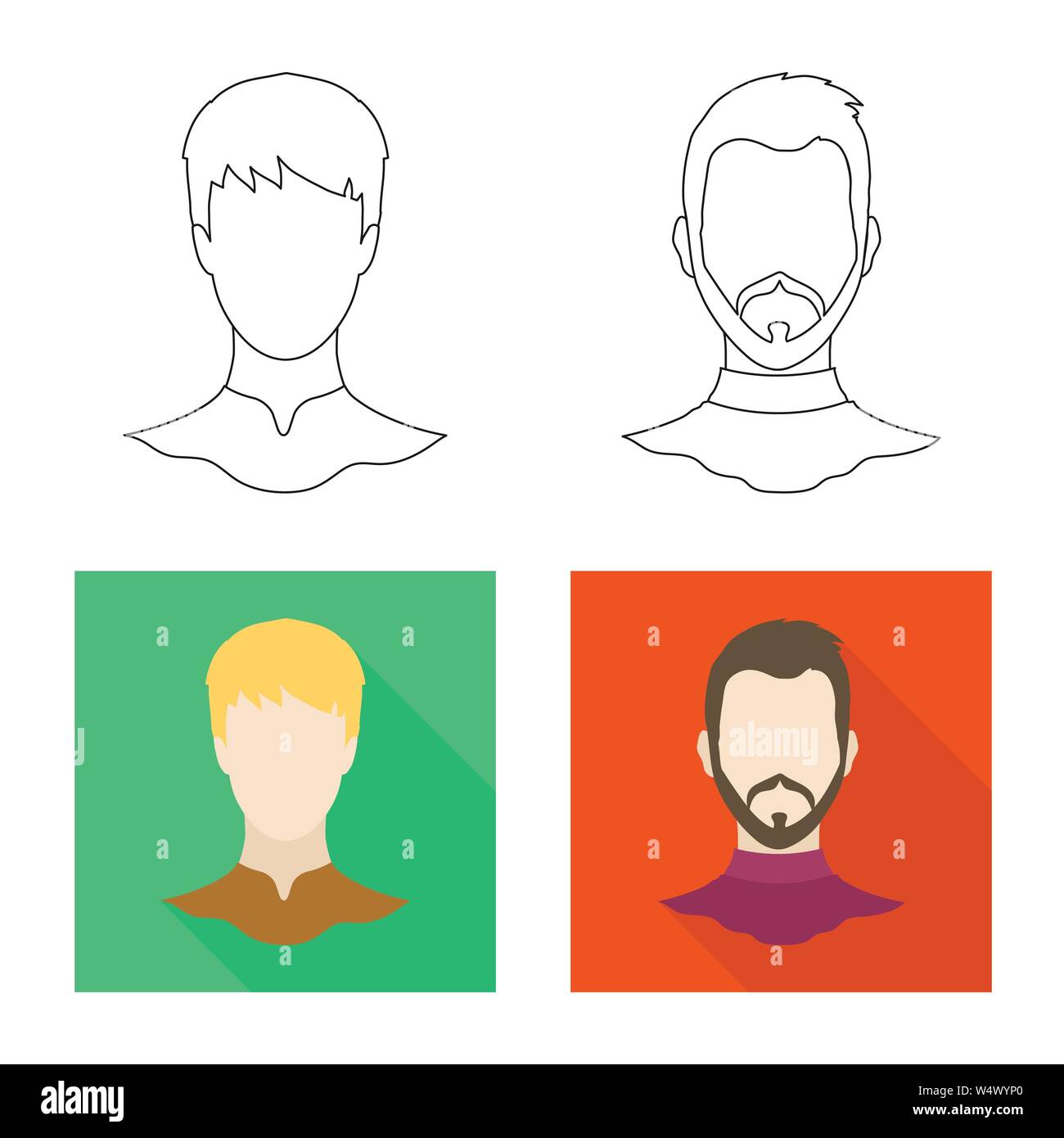 Vector design of professional and photo sign. Collection of ...