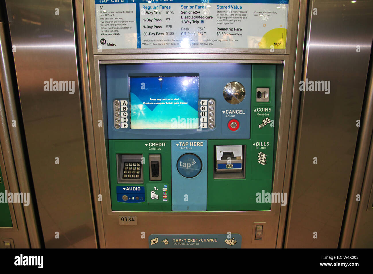 Subway in Los Angeles, California, USA Stock Photo - Alamy
