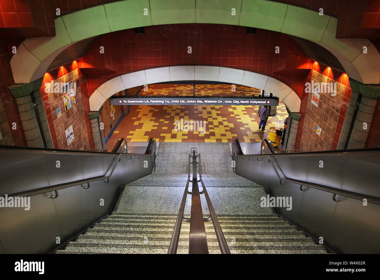 Subway in Los Angeles, California, USA Stock Photo - Alamy