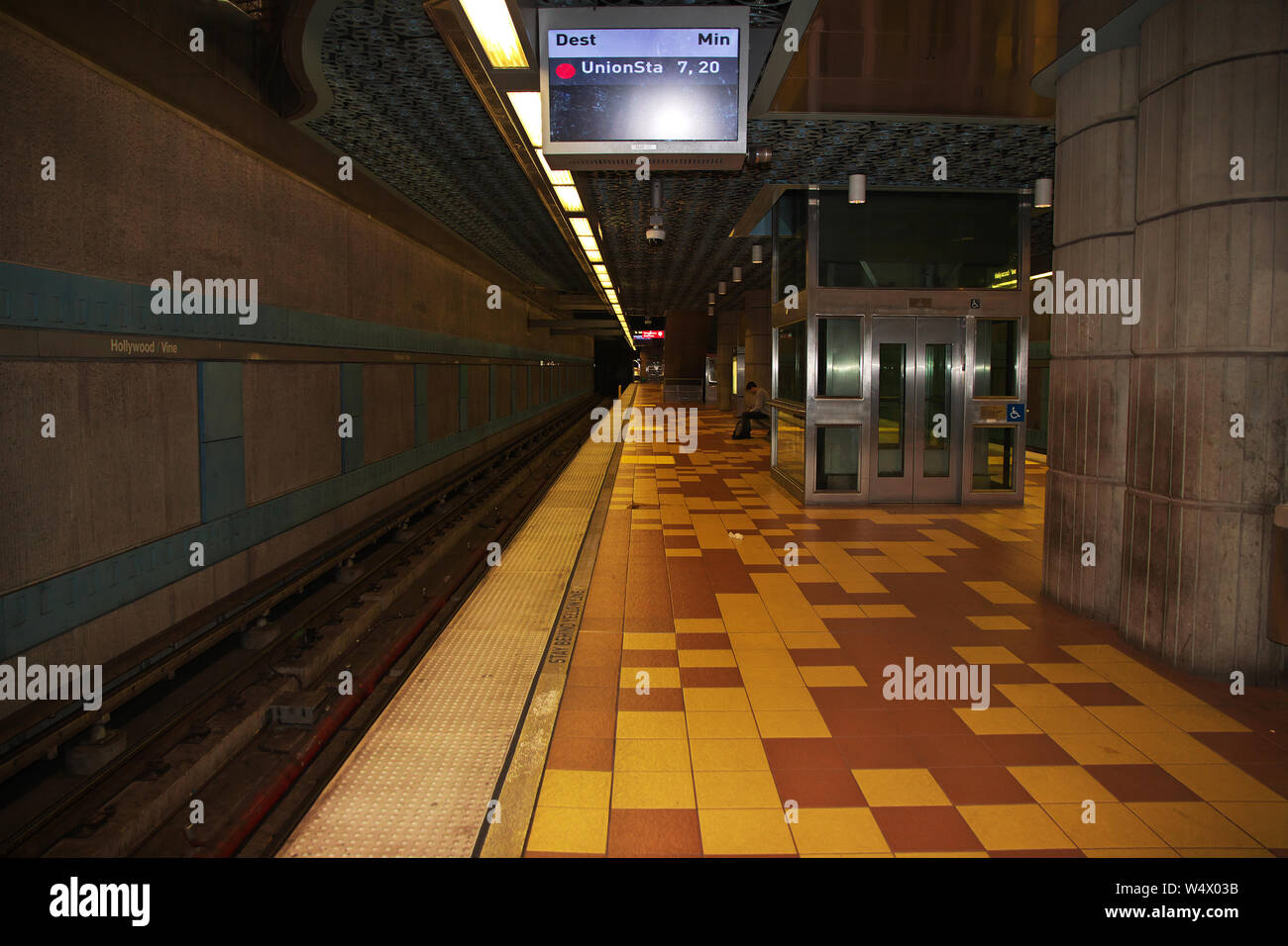 Subway in Los Angeles, California, USA Stock Photo - Alamy