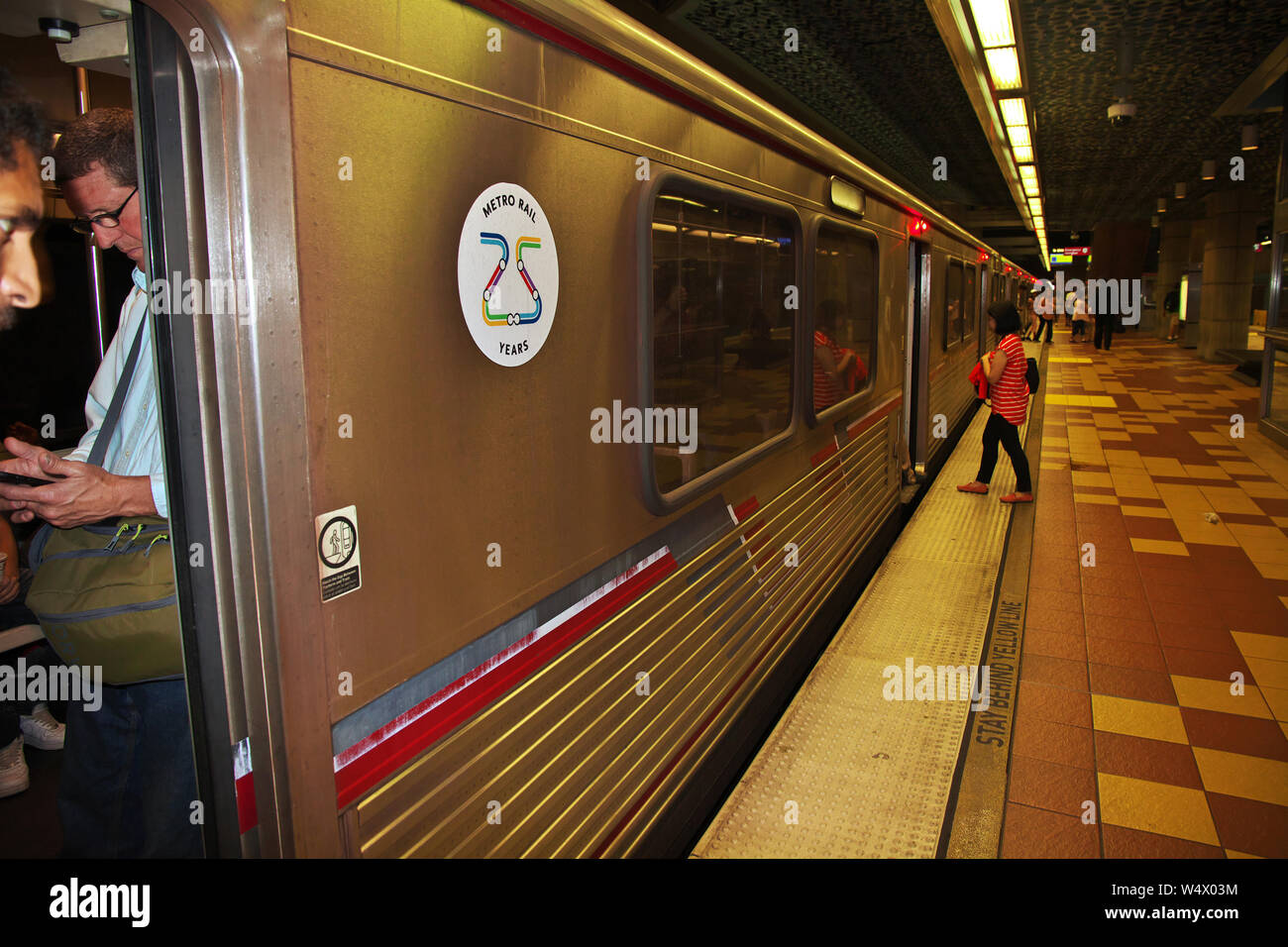 Subway in Los Angeles, California, USA Stock Photo - Alamy