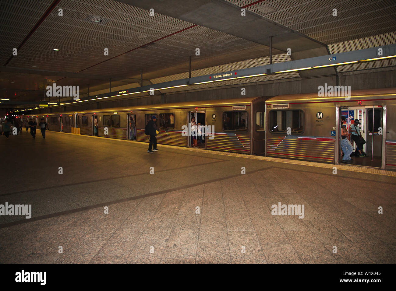 Subway in Los Angeles, California, USA Stock Photo - Alamy