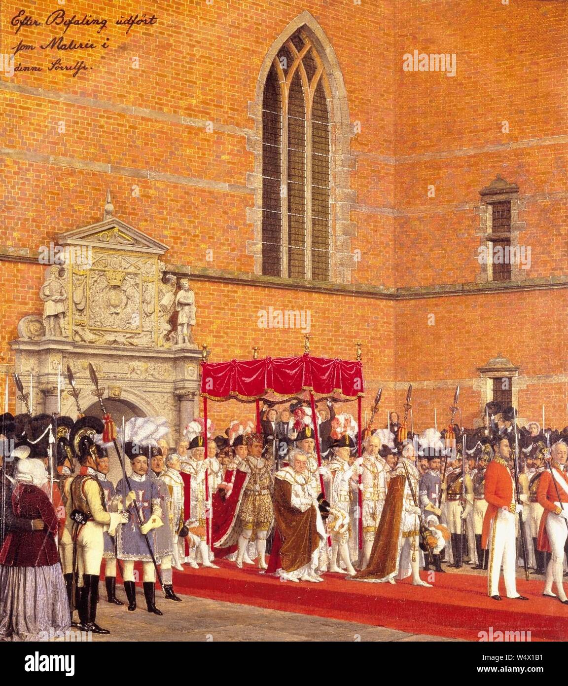 Coronation of Christian VIII (Gertner Stock Photo - Alamy