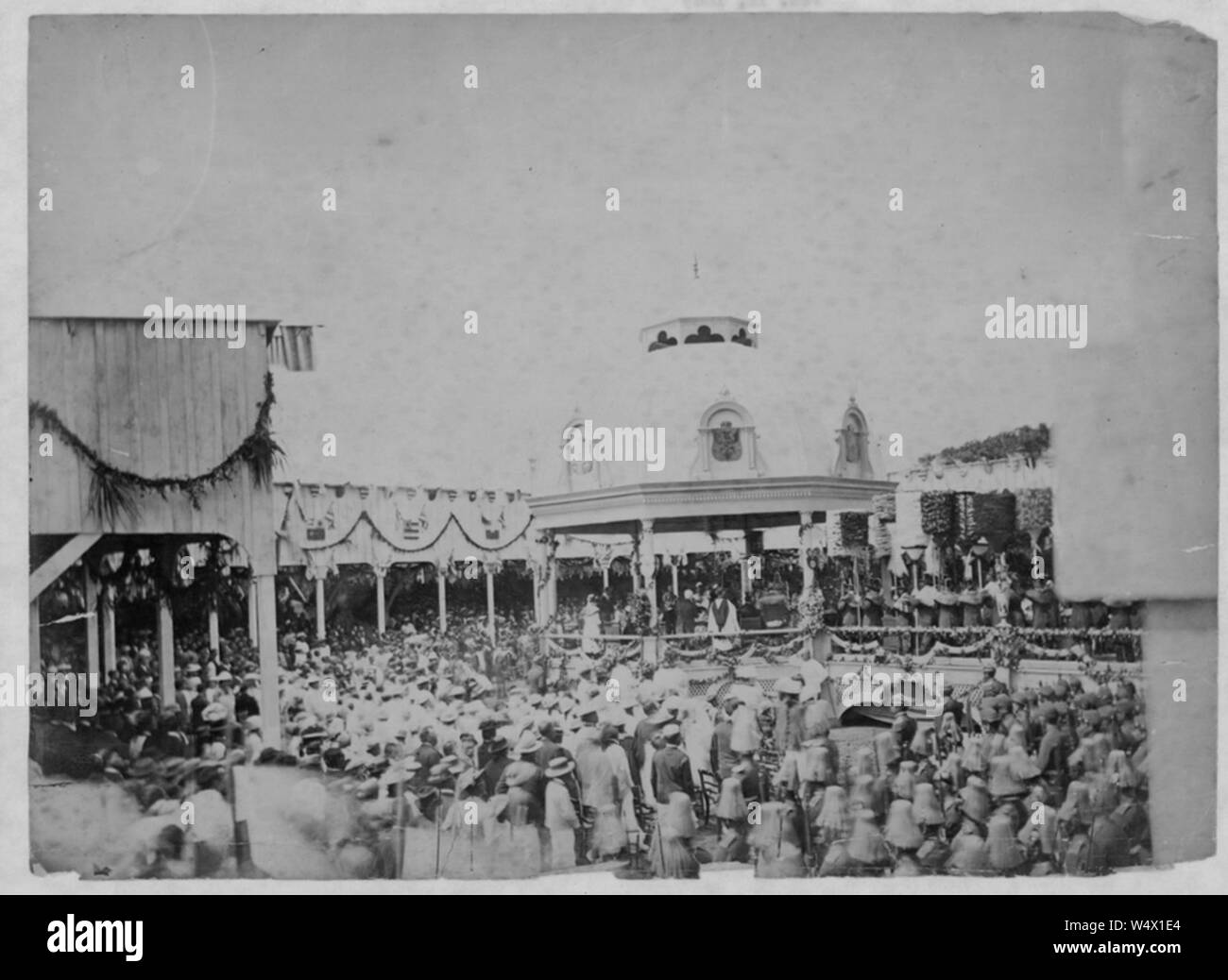 Coronation of Kalakaua (PPWD-8-4-007 Stock Photo - Alamy