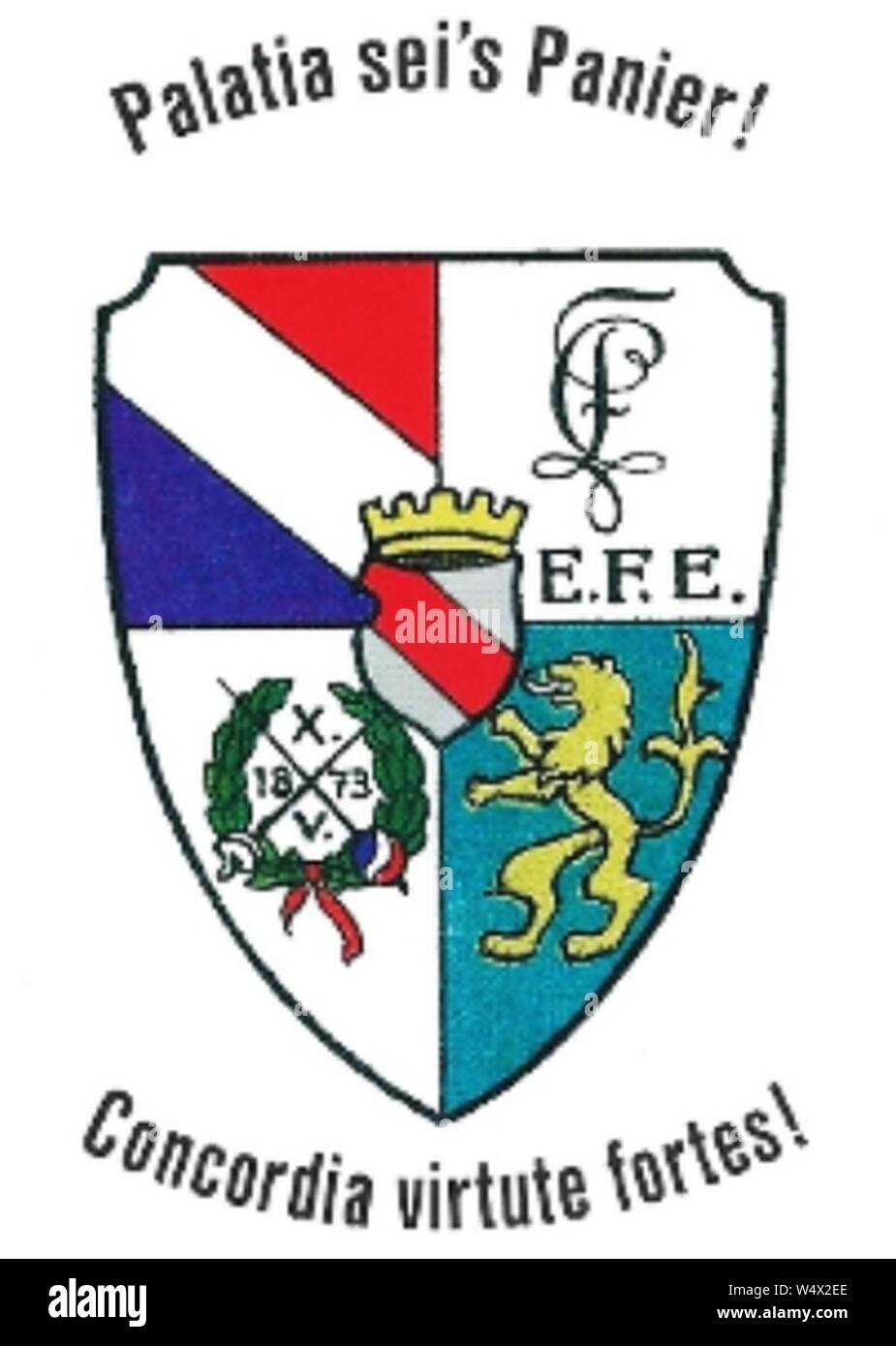 Corps Palatia Straßburg (Wappen Stock Photo - Alamy
