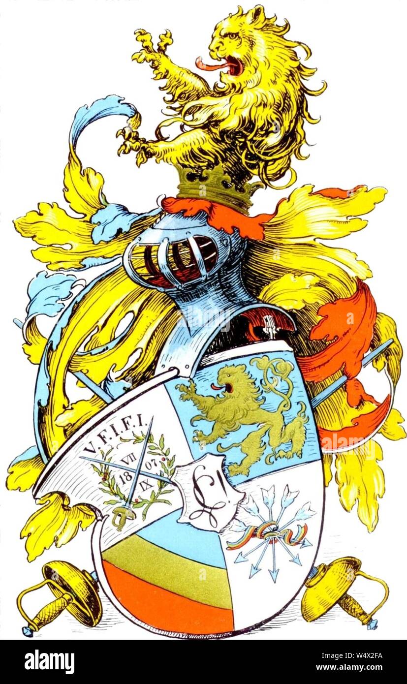Corps Lusatia Wappen Stock Photo - Alamy