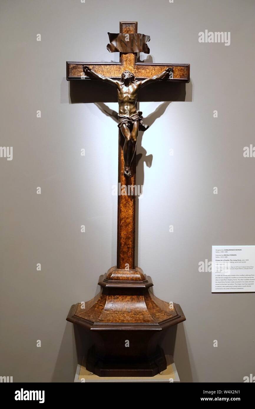 Corpus for a Crucifix, The Living Christ, designed by Gianlorenzo ...