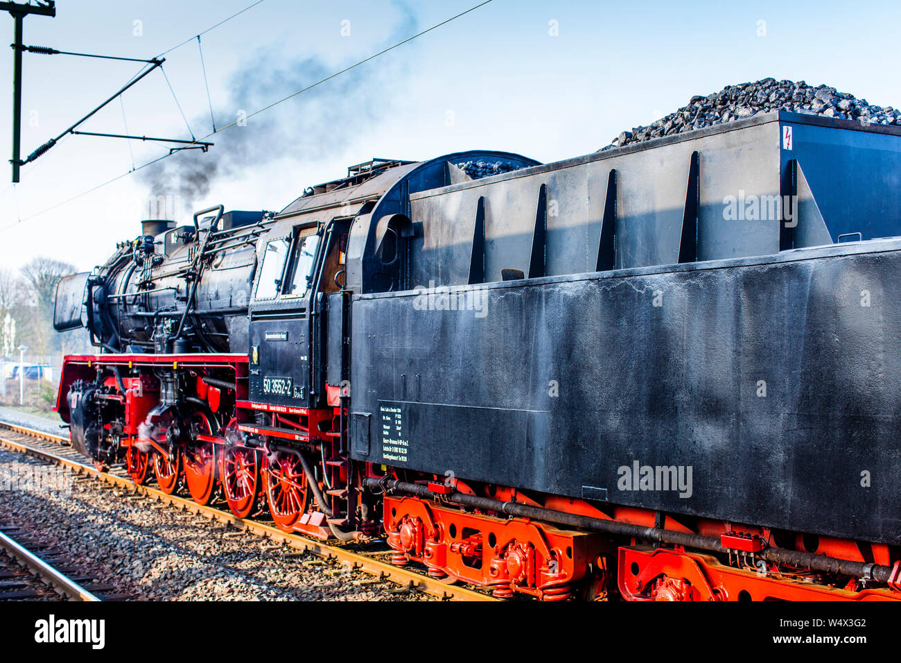 Steam Locomotive in Grevenbroich, Germany Stock Photo - Alamy