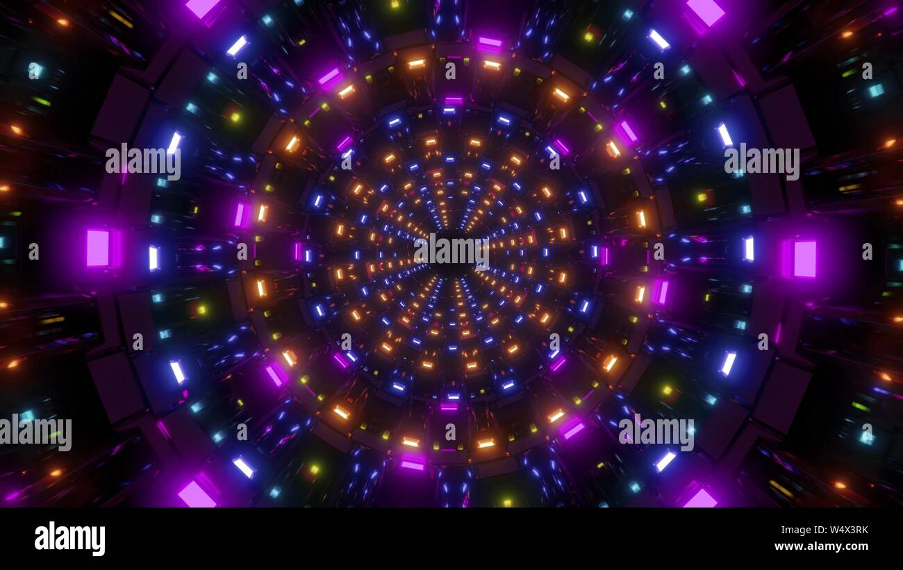 round shaped lights with nice glow design work background 3d ...