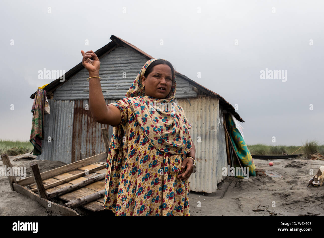 Portrait of a flood victim Stock Photo - Alamy