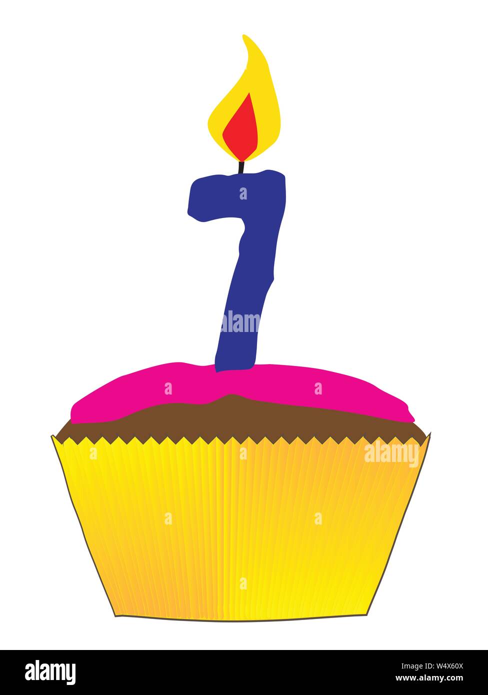 Number 7 Stock Vector Images - Alamy