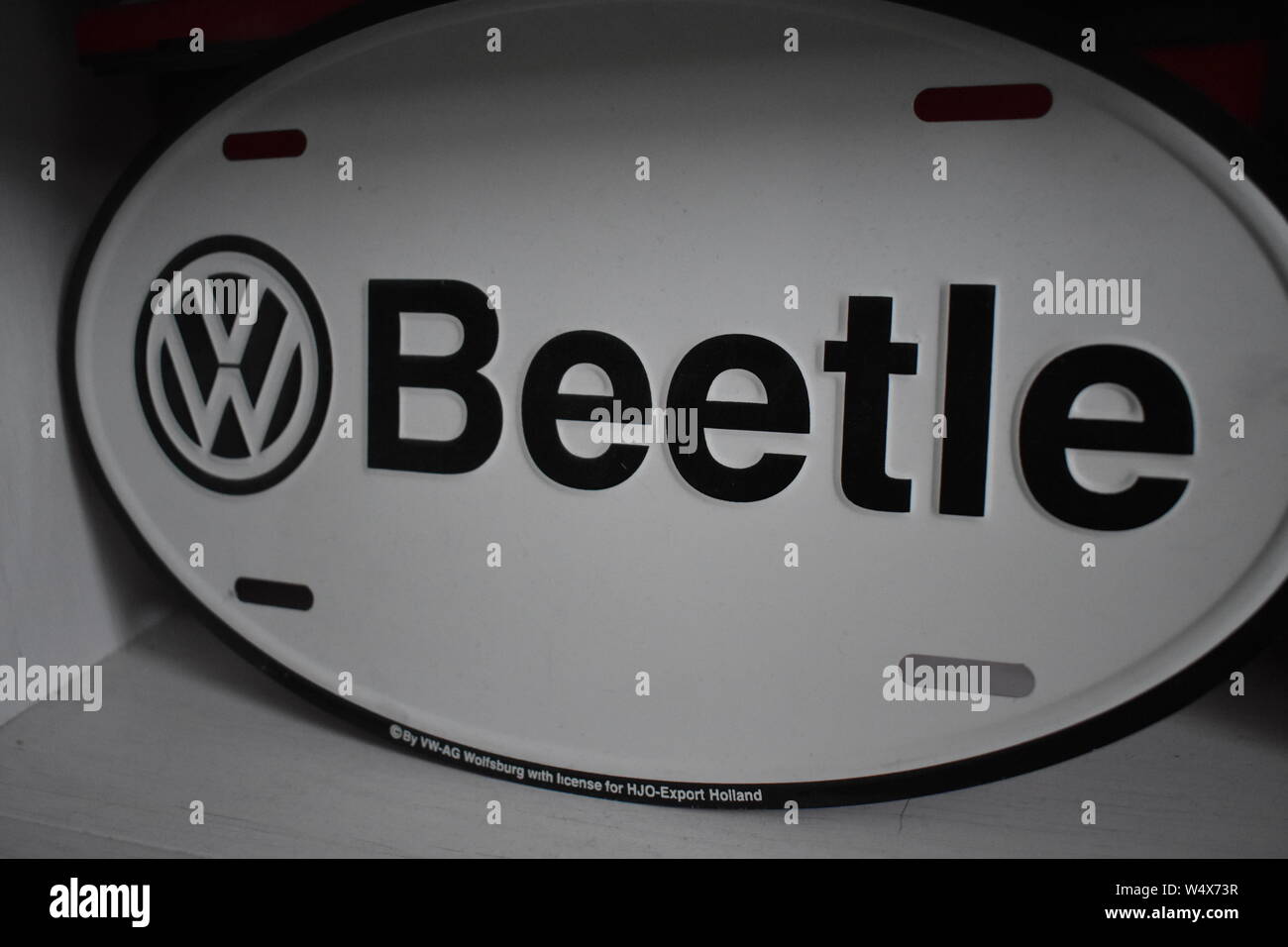 VW Beetle Sign Stock Photo - Alamy